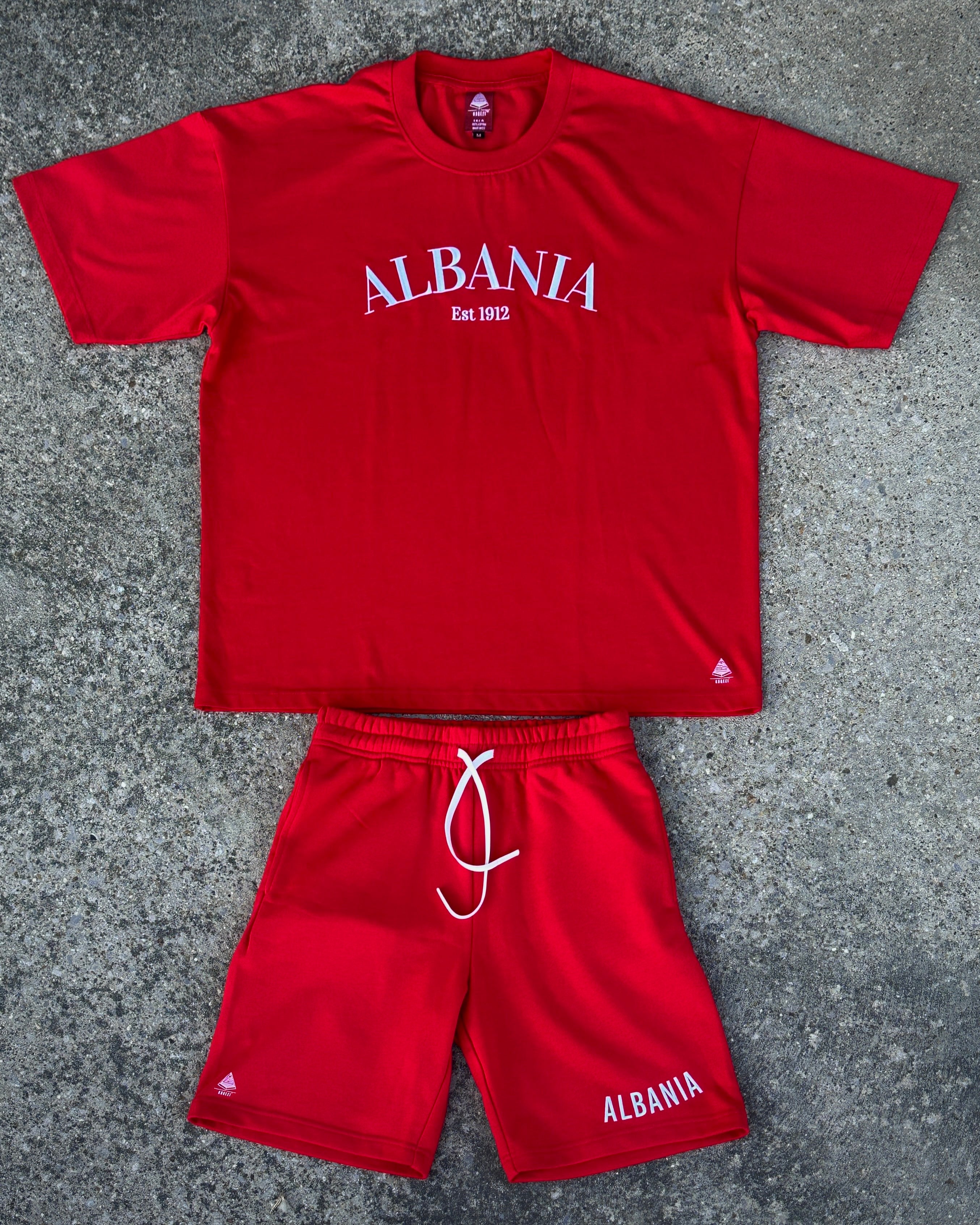 Streetwear Pure-Albo Crimson Set Unisex – KUQEZI